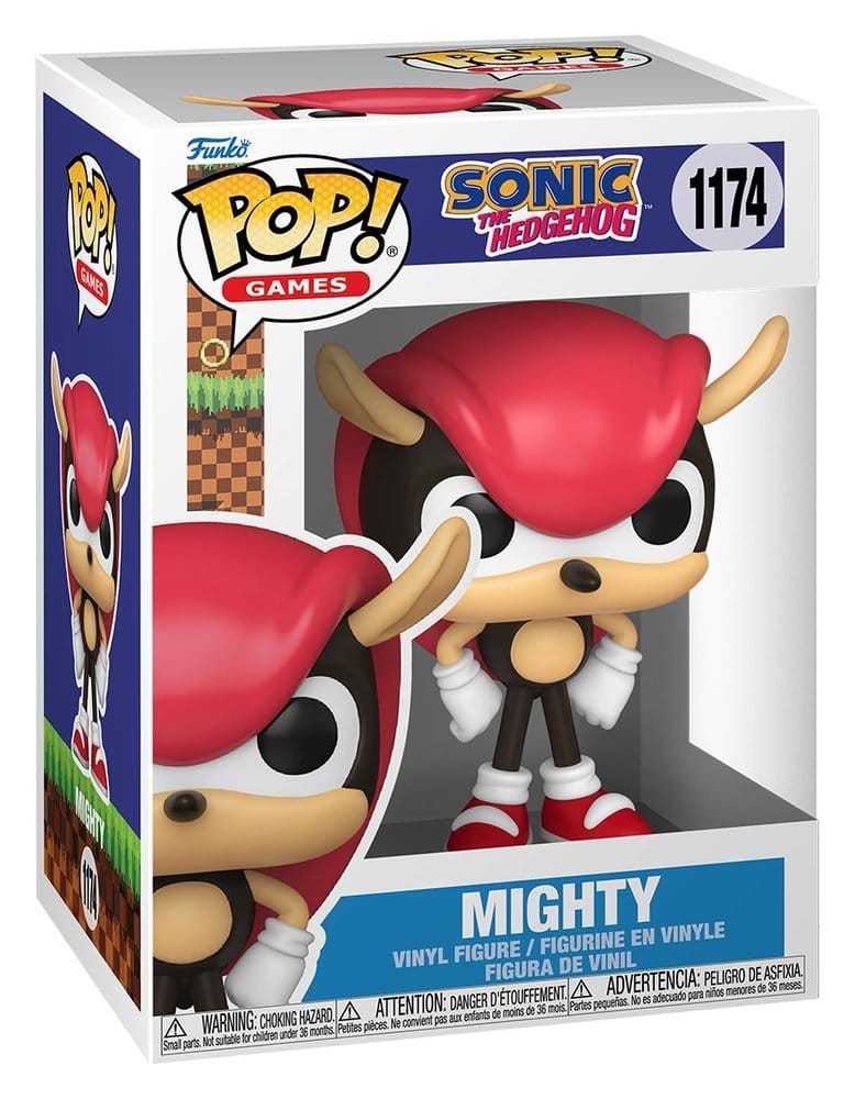 SONIC THE HEDGEHOG POP! MOVIES VINYL FIG MIGHTY THE ARMADILLO 9 CM ...
