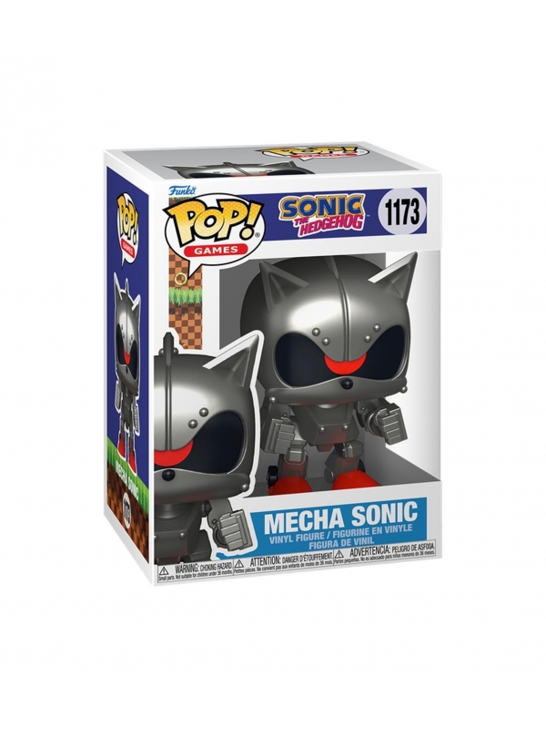 SONIC THE HEDGEHOG POP! MOVIES VINYL FIGUREN MECHA SONIC 9 CM. Muñecos ...