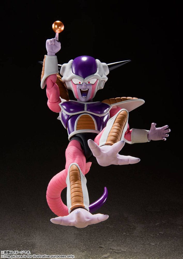 DRAGON BALL Z FIGURA SH FIGUARTS FRIEZA (FIRST FORM) & FRIEZA POD ...