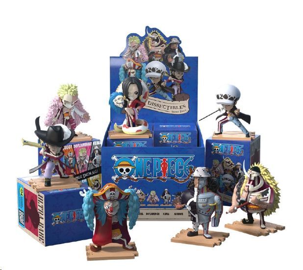 ONE PIECE BLIND BOX HIDDEN DISSECTIBLES SERIES 4 WARLORDS ED.. Muñecos ...