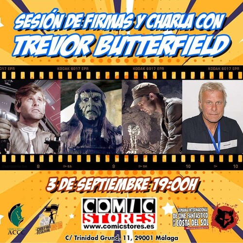 Trevor Butterfield en Comic Stores.